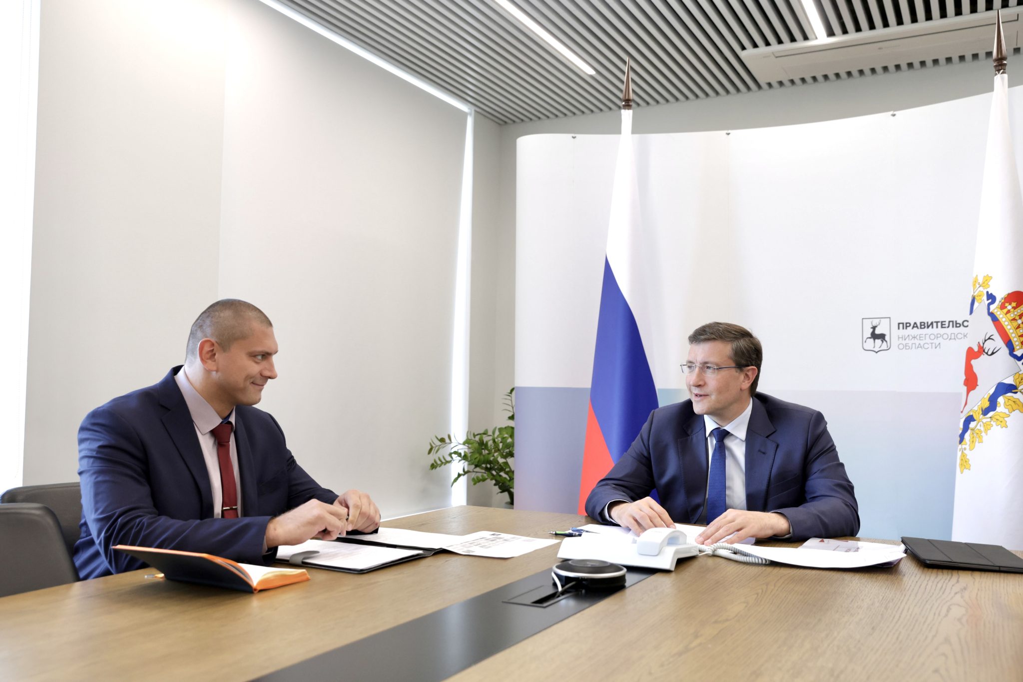 Глеб Никитин встретился с участником программы «Время героев» Дмитрием Грачевым | Нижегородская ...